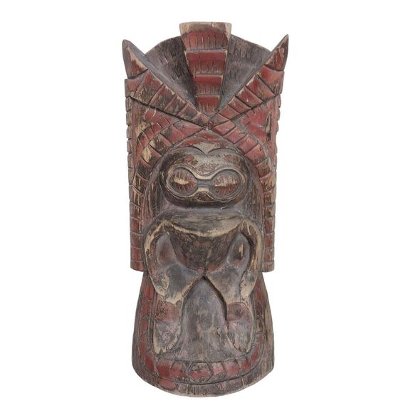 Antique | Accents | Antique Primitive Handcrafted Native Tribal Tiki ...